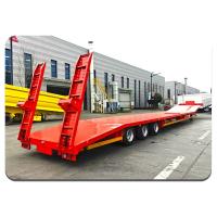 China SAIL Customizable 2 3 4 Axles Heavy Duty Low Bed Semi Trailer for Excavator Transport 40 Ton Capacity for sale