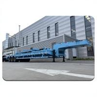 China SAIL Customizable Heavy Duty Steel Lowboy Semi Trailer 2-3 Axles 20-100 Ton Capacity Front Load Lowbed for sale