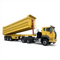 China SAIL Customizable 3-4 Axle 60 Ton Euro 5 Rear Tipper Semi Trailer for Sand Gravel for sale