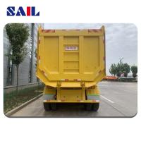 China SAIL Customizable 3-4 Axle 60 Ton Euro 5 Rear Tipper Semi Trailer for Sand Gravel for sale