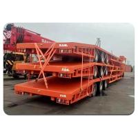 China SAIL 13.6m 3 Axle 40ft Low Bed Semi Trailer for Heavy Equipment Transport for sale