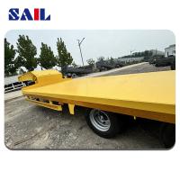 China SAIL Customizable 3 Axles 60 Ton Lowboy Semi Trailer Low Bed Steel Truck Trailer for sale