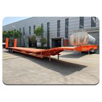 China SAIL Customizable Steel Gooseneck Lowbed Semi Trailer 3 Axle 4 Axle Flatbed Truck Trailer for Heavy Equipment Transport for sale