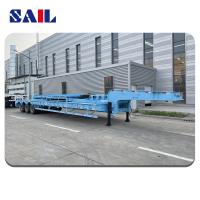 China SAIL 13.6m 3 Axle 40ft Container Flatbed Semi Trailer 10001-15000kg Payload OEM for sale