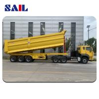 China SAIL 3 Axles Heavy Duty Tipping Dump Semi Trailer 40 Ton Capacity for Engineering Transport for sale