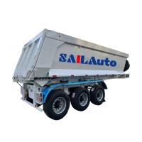China SAIL 3 Axles 50 Ton Tipping Dump Truck Semi Trailer Rear Dump Semi Trailer for Sale for sale