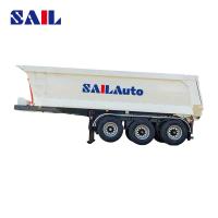 China SAIL 3 Axles 50 Ton Tipping Dump Truck Semi Trailer Rear Dump Semi Trailer for Sale for sale