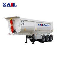 China SAIL 3 Axles Dump Truck Semi Trailer Rear Tipper 40 Tons Capacity Used Cargo Trucks for Saudi Arabia for sale