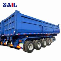 China SAIL Custom 8x4 4 Axles Steel Dump Truck Semi-Trailer Tipper 260HP for sale