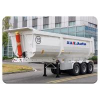 China SAIL 3 Axles Dump Semi Trailer Used Rear Tipper Truck 40 Ton Capacity for Saudi Arabia for sale