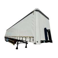 China SAIL OEM Custom 40Ft Steel Flatbed Side Curtain Semi Trailer 60 Tons Cargo Transport for sale
