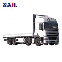 China SAIL 3 Axle 40 Ton 40ft Steel Van Box Side Curtain Semi Trailer Truck for sale