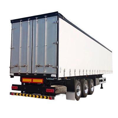 China SAIL 3 Axle 60 Ton 40ft Steel Side Curtain Semi Trailer 13750x2500x4000 mm for sale