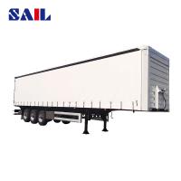China SAIL 3 Axle 60 Ton 40ft Steel Side Curtain Semi Trailer 13750x2500x4000 mm for sale
