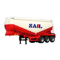 China SAIL 3/4 Axle 80ton Bulk Cement Tanker Semi Trailer Dry Flyash Powder Tanker for sale