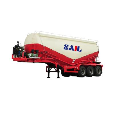 China SAIL OEM 30-50 Ton Cement Bulk Semi Trailer Dry Powder Transport Rear Axle Lift Tanker for sale