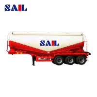 China SAIL OEM 30-50 Ton Cement Bulk Semi Trailer Dry Powder Transport Rear Axle Lift Tanker for sale