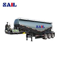 China SAIL OEM Dry Bulk Rigid Tanker Semi Trailer 30-50 Ton GVW Cement Powder Transport for sale