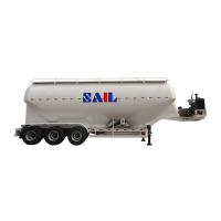 China SAL 3 Axle 20-80 Ton Vertical Dry Bulk Semi Trailer Cement Powder Tanker for sale