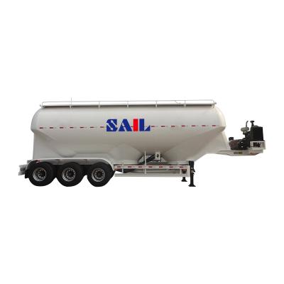 China SAL 3 Axle 20-80 Ton Vertical Dry Bulk Semi Trailer Cement Powder Tanker for sale