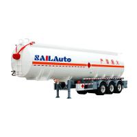 China SAIL 3-Axle 40 Ton Aluminum Alloy Liquid Tank Truck Semi Trailer OEM Custom for sale