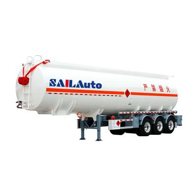 China SAIL 3-Axle 40 Ton Aluminum Alloy Liquid Tank Truck Semi Trailer OEM Custom for sale