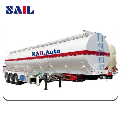 China SAIL Customizable 40000-50000L Tri-Axle Carbon Steel Oil Fuel Transport Tanker Semi-Trailer 25 Ton Payload for sale