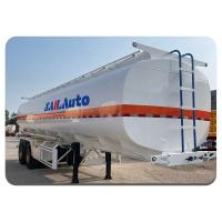 China Customizable 3-Axle 42000 Liters Aluminum Alloy Tanker Trailer for Fuel Oil Ship Manhole Cover for sale