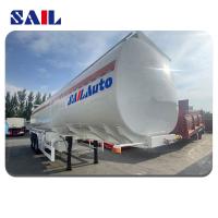 China SAIL Customizable Used 3 Axle 40000L Aluminum Alloy Fuel Tank Trailer 25 Ton Capacity for sale