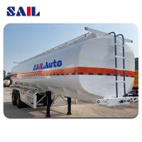 China SAIL Customizable Used 3 Axle 40000L Aluminum Alloy Fuel Tank Trailer 25 Ton Capacity for sale