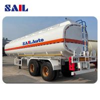 China SAIL Customizable Used 3 Axle 40000L Aluminum Alloy Fuel Tank Trailer 25 Ton Capacity for sale