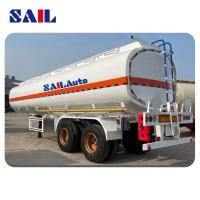 China SAIL Customizable Used 3 Axle 40000L Aluminum Alloy Fuel Tank Trailer 25 Ton Capacity for sale