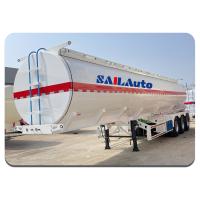 China SAIL 3 Axle 42000-50000 Liters Carbon Steel Fuel Tanker Semi Trailer for Diesel Petrol Gasoline for sale