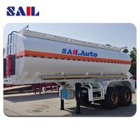 China SAIL 3 Axle 42000-50000 Liters Carbon Steel Fuel Tanker Semi Trailer for Diesel Petrol Gasoline for sale