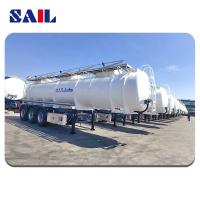 China SAIL 3 Axles Stainless Steel 23m Chemical Liquid Tanker Semi Trailer for Sulphuric Acid Transport for sale