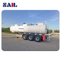 China SAIL 3 Axles Stainless Steel 23m Chemical Liquid Tanker Semi Trailer for Sulphuric Acid Transport for sale
