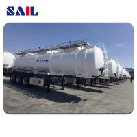 China SAIL 3 Axles Stainless Steel 23m Chemical Liquid Tanker Semi Trailer for Sulphuric Acid Transport for sale