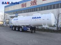 China SAIL 3 Axle 55-60 CBM LPG Storage and Transportation Aluminum Alloy Semi-Trailer Tank Truck for sale
