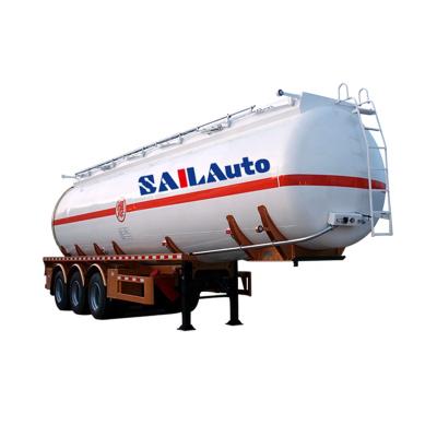 China Sail 3 Axis Semi-Trailer High-Temperature Resistant Aluminum Alloy Liquid Transport Trailer 60CBM Max Payload for sale