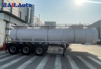 China Sail 3 Axis Semi-Trailer High-Temperature Resistant Aluminum Alloy Liquid Transport Trailer 60CBM Max Payload for sale
