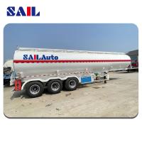 China Sail 3 Axis Semi-Trailer High-Temperature Resistant Aluminum Alloy Liquid Transport Trailer 60CBM Max Payload for sale