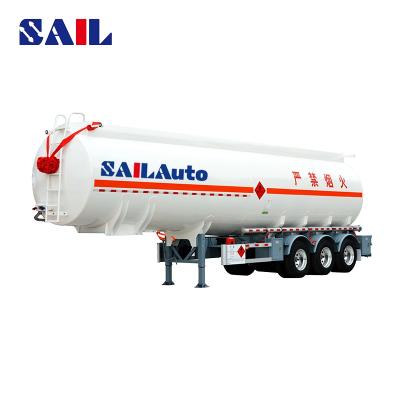 China SAIL 3 Axle 55-60 Cbm LPG Storage Transportation Semi-Trailer Aluminum Alloy Tank Truck Trailer for sale