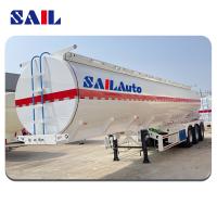 China SAIL 3 Axle 55-60 Cbm LPG Storage Transportation Semi-Trailer Aluminum Alloy Tank Truck Trailer for sale