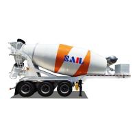 China SAIL 6x4 12cbm Mobile Concrete Mixer Truck Transit Mixer Agitator Drum Cement Transport Trailer for sale