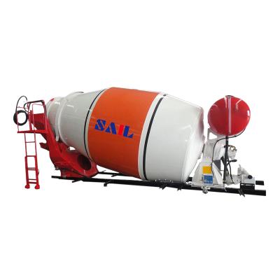 China SAIL Heavy Duty Mobile Concrete Mixer Truck 6x4 Batch Mixing Transport Vehicle 8 Cubic Meters for sale