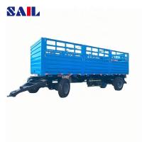 China SAIL Customizable Full Trailer Drawbar Truck Trailer 13T Axles 7.5m Length for Cargo Transport for sale
