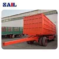 China SAIL Customizable Full Trailer Drawbar Truck Trailer 13T Axles 7.5m Length for Cargo Transport for sale