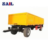 China SAIL Customizable Full Trailer Drawbar Truck Trailer 13T Axles 7.5m Length for Cargo Transport for sale