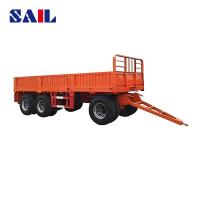China SAIL Customizable Full Trailer Drawbar Truck Trailer 13T Axles 7.5m Length for Cargo Transport for sale
