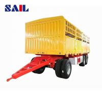 China SAIL Customizable Full Trailer Drawbar Truck Trailer 13T Axles 7.5m Length for Cargo Transport for sale